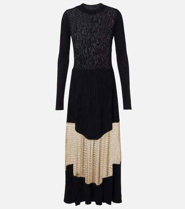 Ulla Johnson Roanne Knitted Lame Maxi Dress