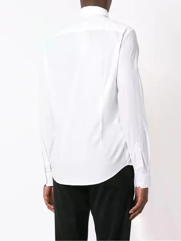 Armani Exchange Long-sleeve Cotton Shirt - White