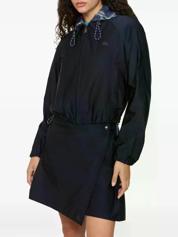 Burberry Cropped Detachable Hood Jacket