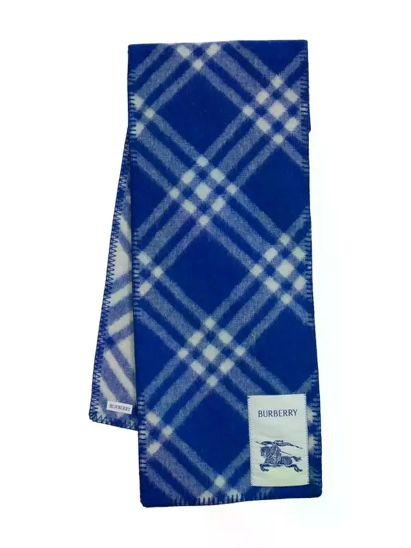 Burberry Check Wool Scarf