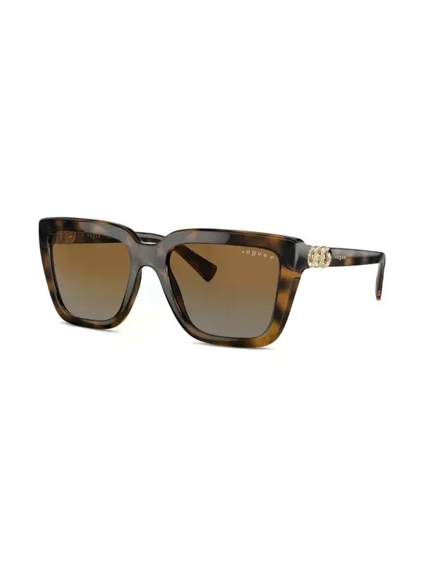 VOGUE EYEWEAR Square Frame Sunglasses - Brown