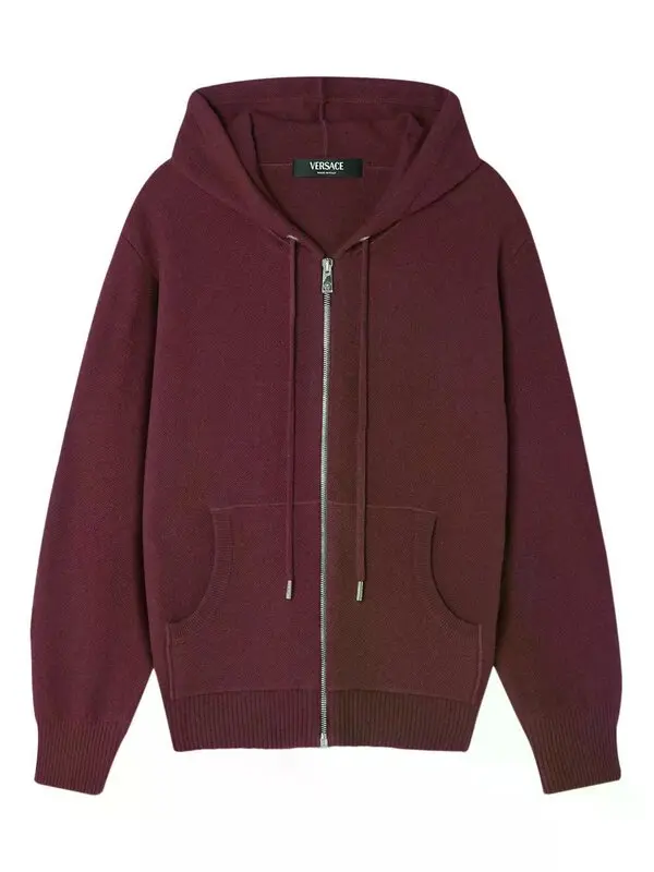Versace Zip Hoodie - Red