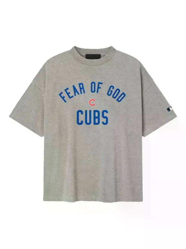 Fear Of God Cubs 90s Tee Graphic Print T-shirt - Grey