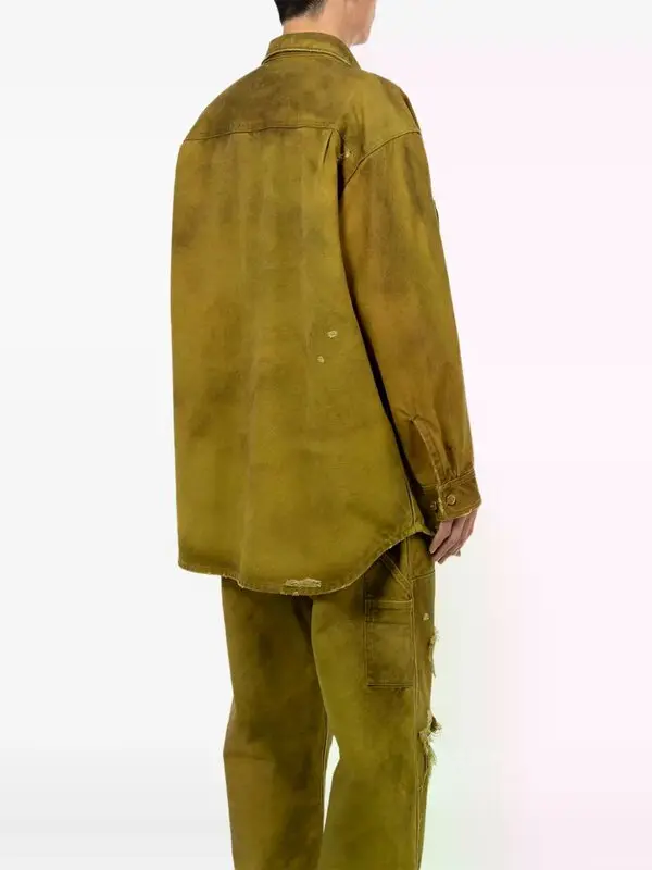 KAMIYA Distressed Pocket Shirt