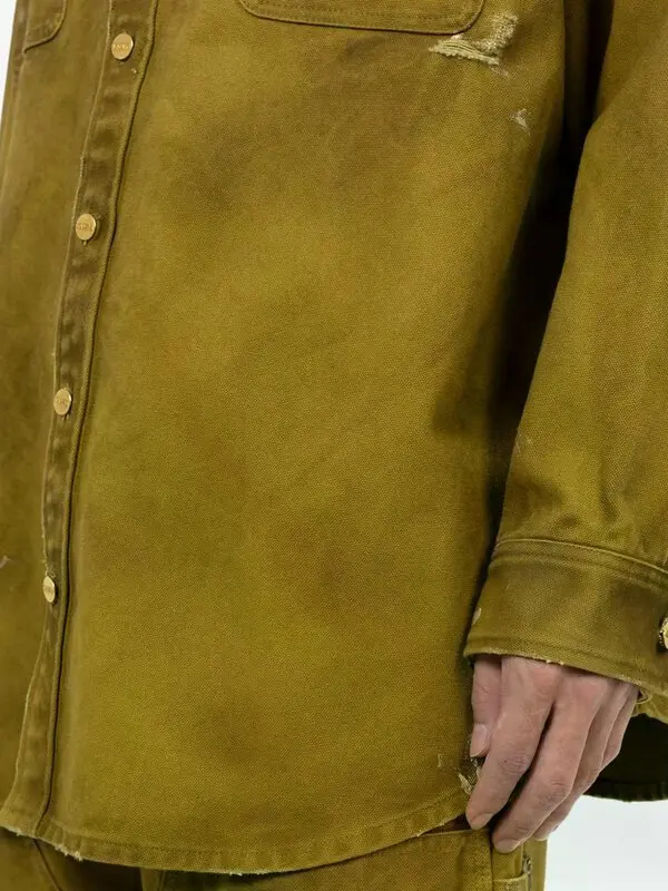 KAMIYA Distressed Pocket Shirt