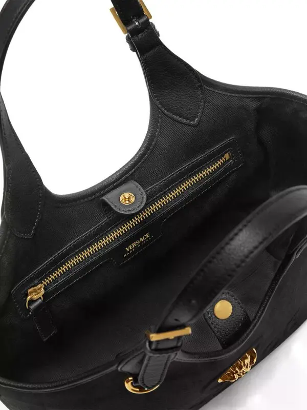 Versace La Medusa Mini Tote Bag - Black