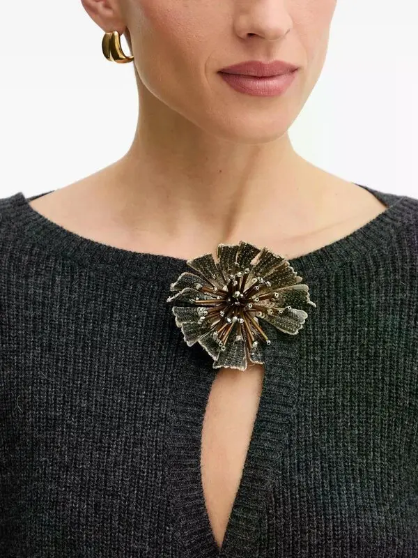 SIMONA CORSELLINI Appliqué Detail Sweater
