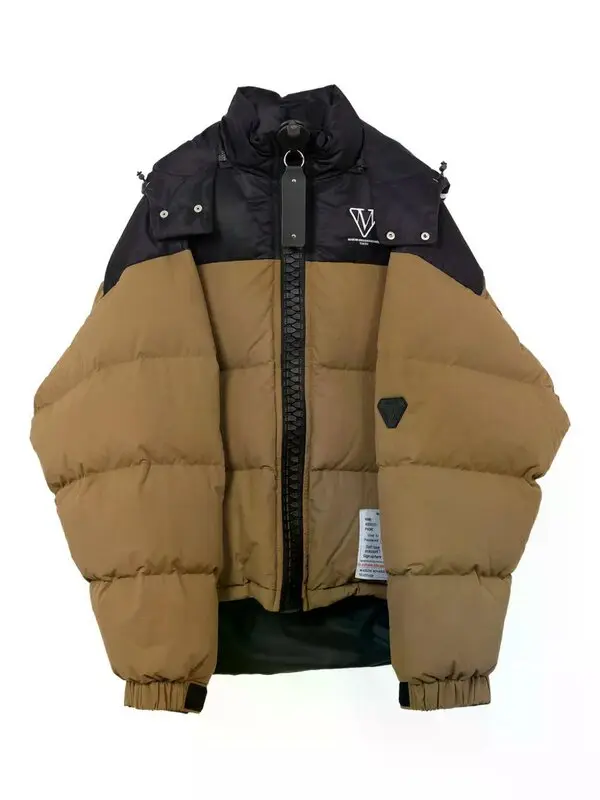 Mihara Yasuhiro Two-tone Hooded Down Jacket