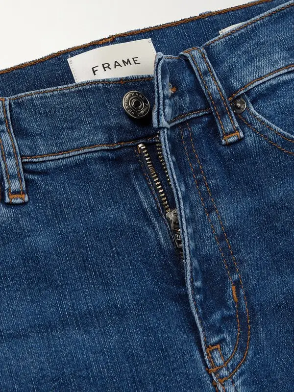 FRAME The Icon Long Mid-rise Flared Jeans