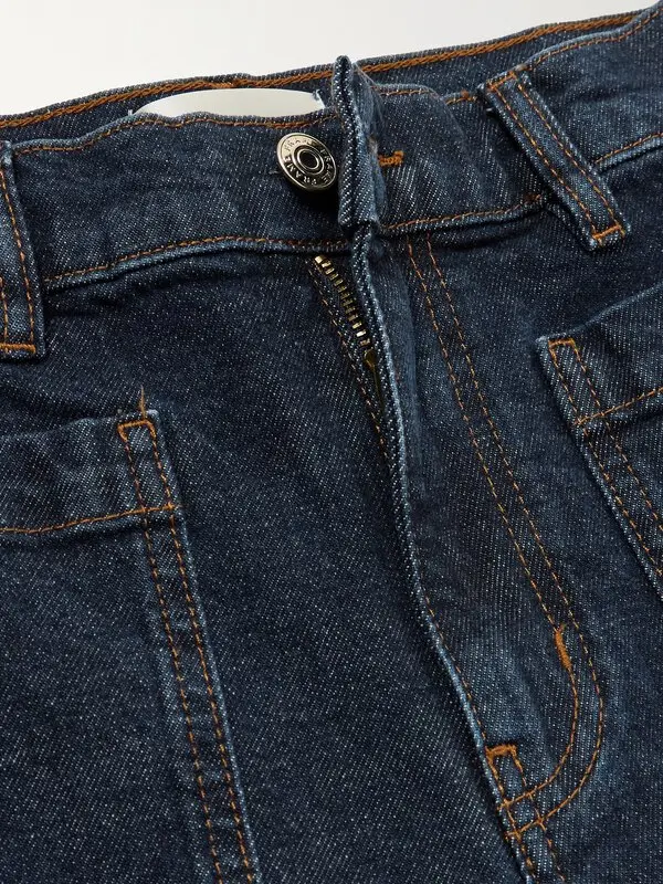 FRAME The Refined High-rise Wide-leg Jeans