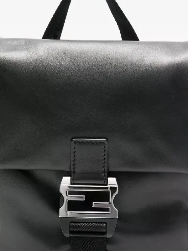 Fendi Flux Buckle Shoulder Bag