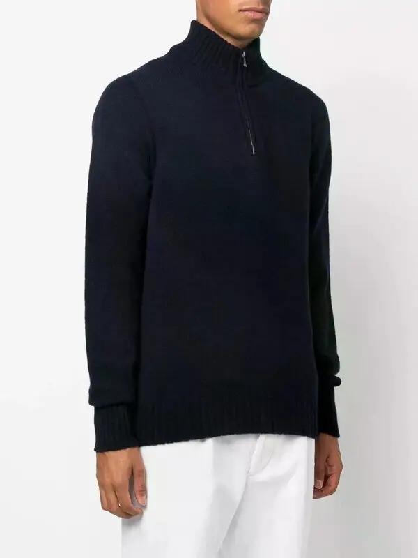 DRUMOHR Zip-front Knitted Jumper