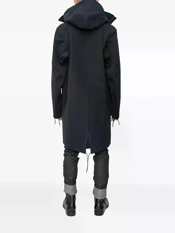 DEEPTI Hooded Parka With Zip Fastening And Drawstring Details