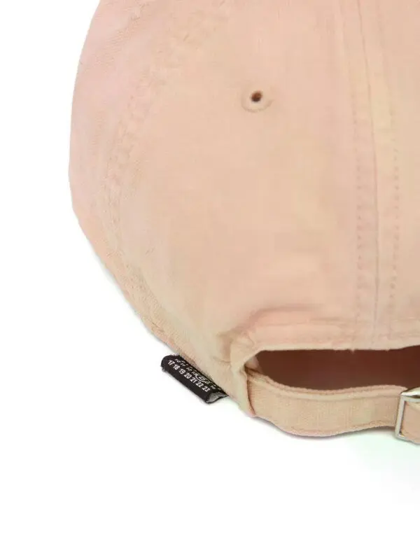 MAISON MARGIELA Logo-embroidered Baseball Cap - Pink