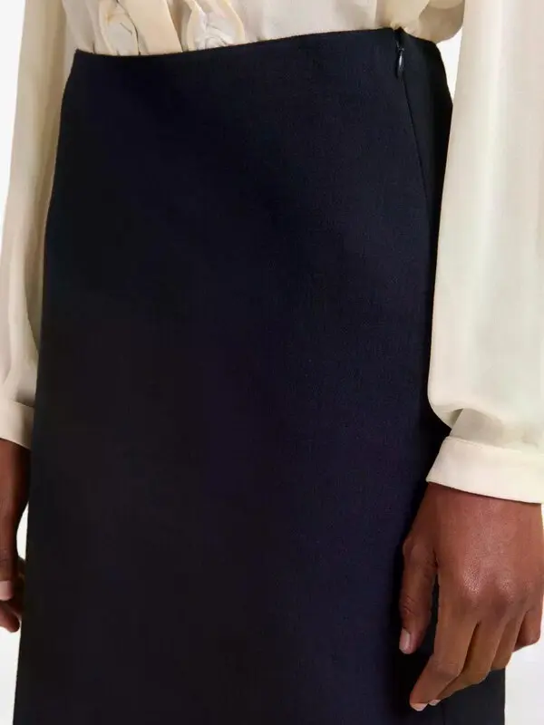 Marni A-line Crêpe Midi Skirt