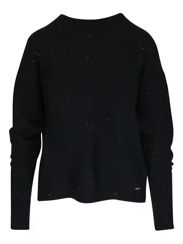 Kiton Speckled Sparkle Detail Sweater