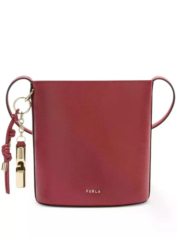 Furla Roxie Leather Bucket Bag - Red