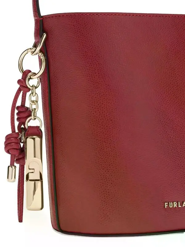 Furla Roxie Leather Bucket Bag - Red