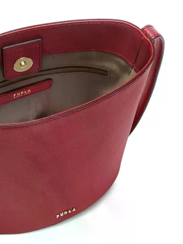 Furla Roxie Leather Bucket Bag - Red
