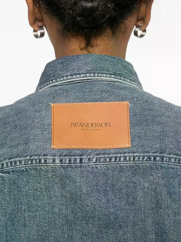 JW Anderson Long-sleeve Denim Shirt With Chest Pockets - Blue