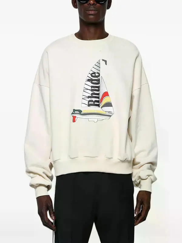 Rhude Catamaran Champion Cotton Sweatshirt
