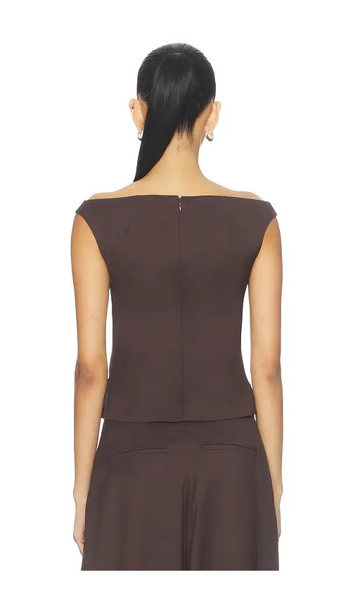 Remain Birger Christensen Off Shoulder Suiting Top