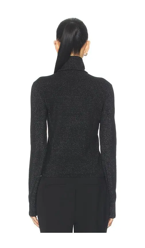 LOVERS AND FRIENDS Bessi Metallic Turtleneck Pullover