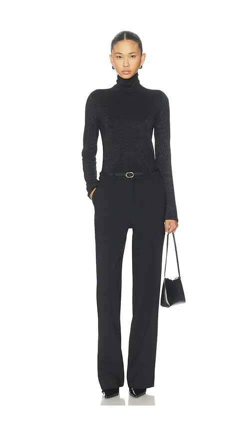 LOVERS AND FRIENDS Bessi Metallic Turtleneck Pullover