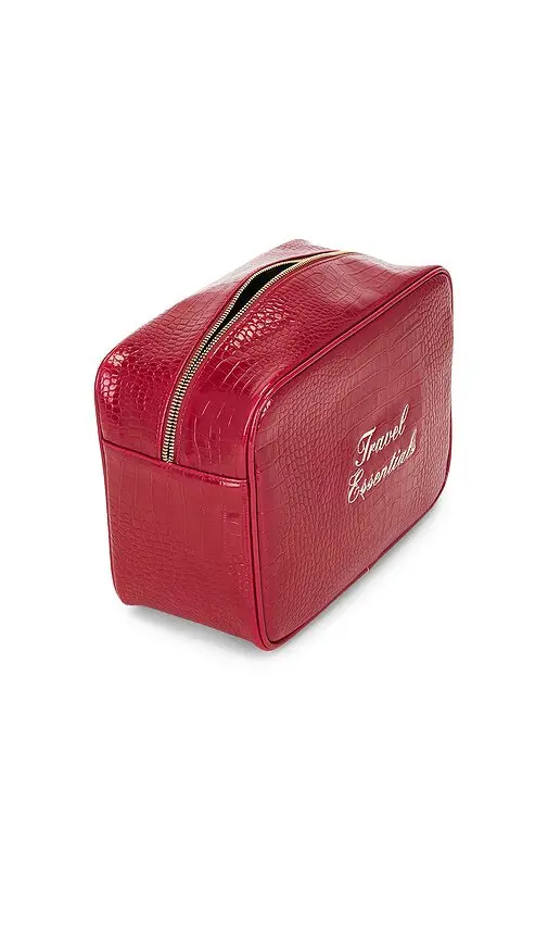 ABBODE Travel Essentials Croc Effect Pouch