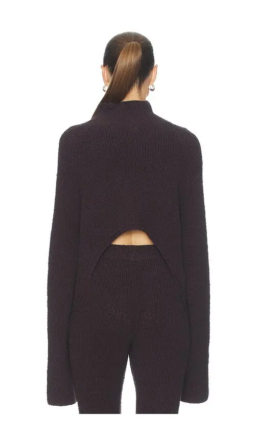 CAMILA COELHO Nika Sweater - Chocolate