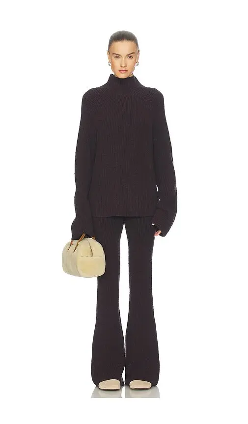 CAMILA COELHO Nika Sweater - Chocolate