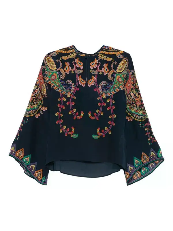 Etro Paisley Silk Blouse