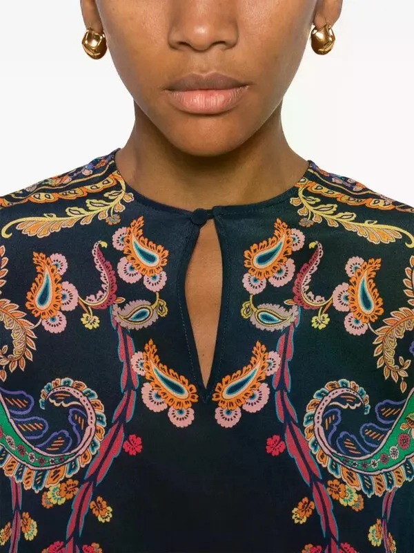 Etro Paisley Silk Blouse