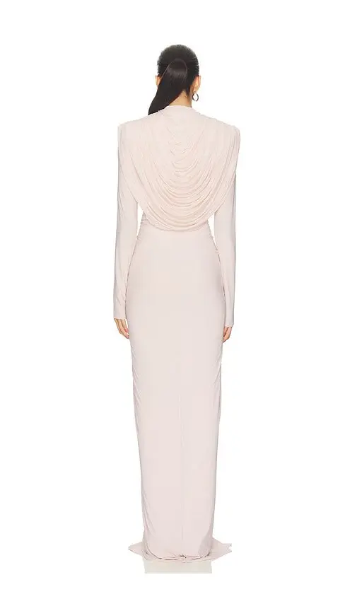 DEME BY GABRIELLA Draped Alma Dress - Neutral