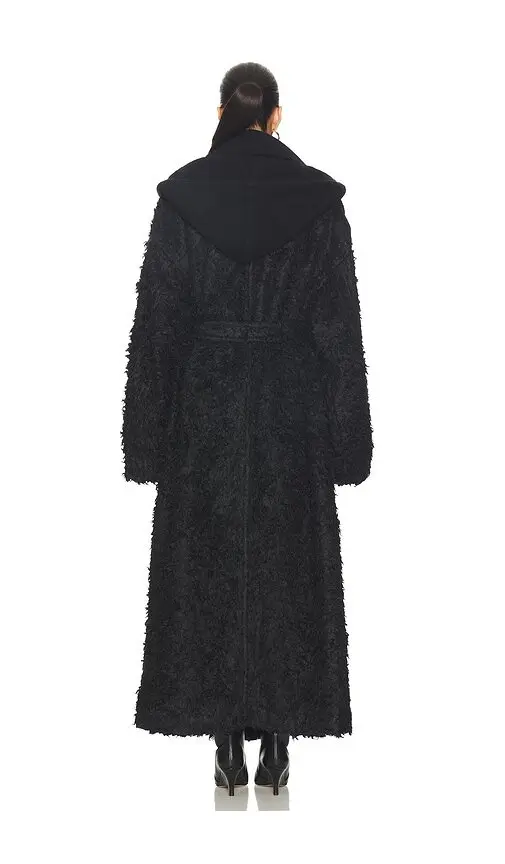 MARRKNULL Two-piece Waxed Trench Coat