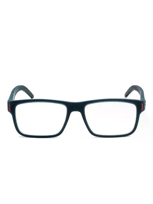 Tag Heuer Rectangle-frame Glasses - Blue