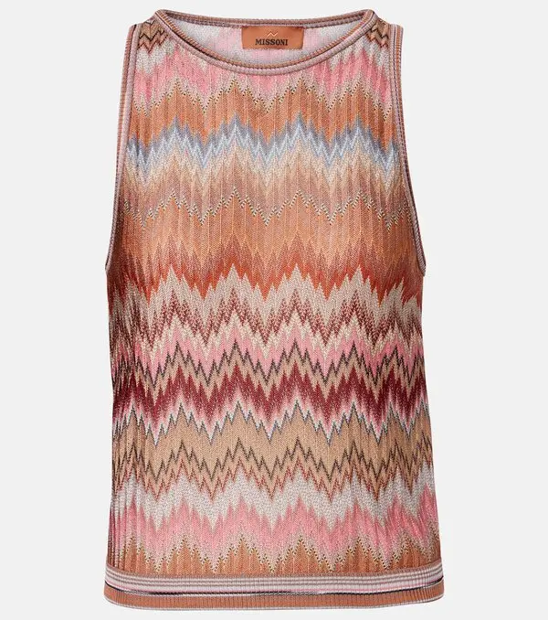 Missoni Zigzag Lame Tank Top - Multicoloured