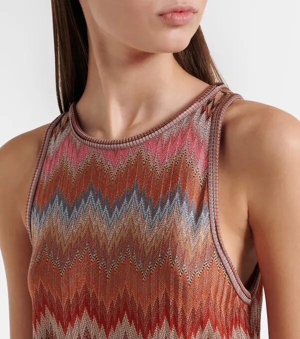 Missoni Zigzag Lame Tank Top