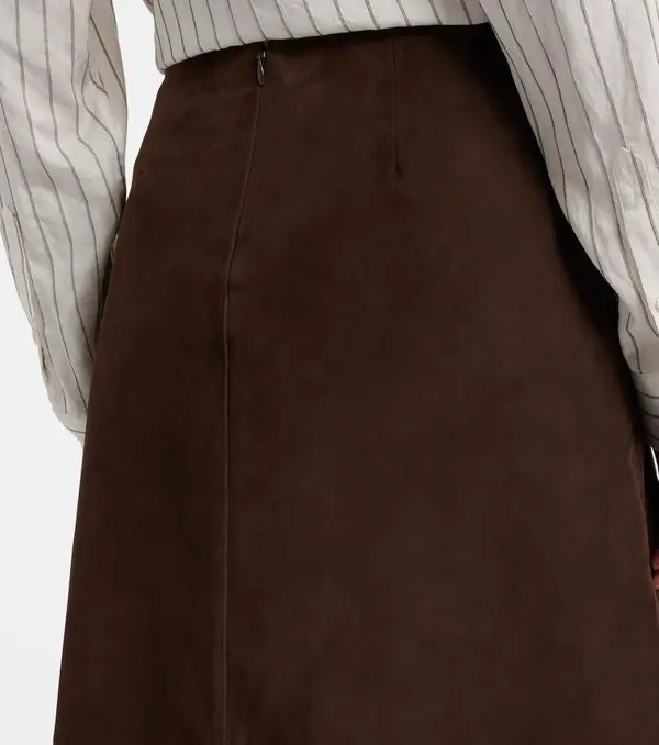 TOTEME Suede Mini Skirt