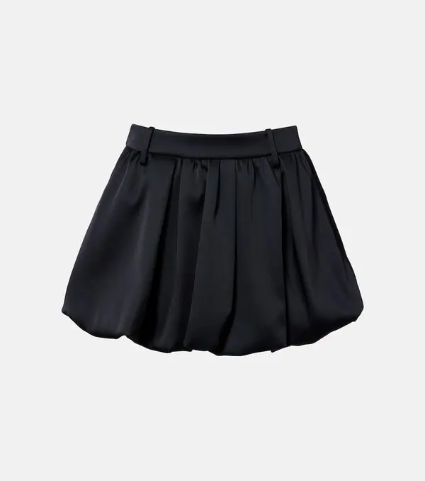 Dorothee Schumacher Shiny Duchesse Miniskirt - Grey