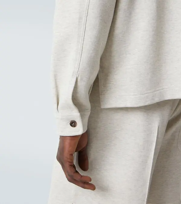 TOM FORD Cotton, Silk, And Cashmere Sweatshirt - Beige