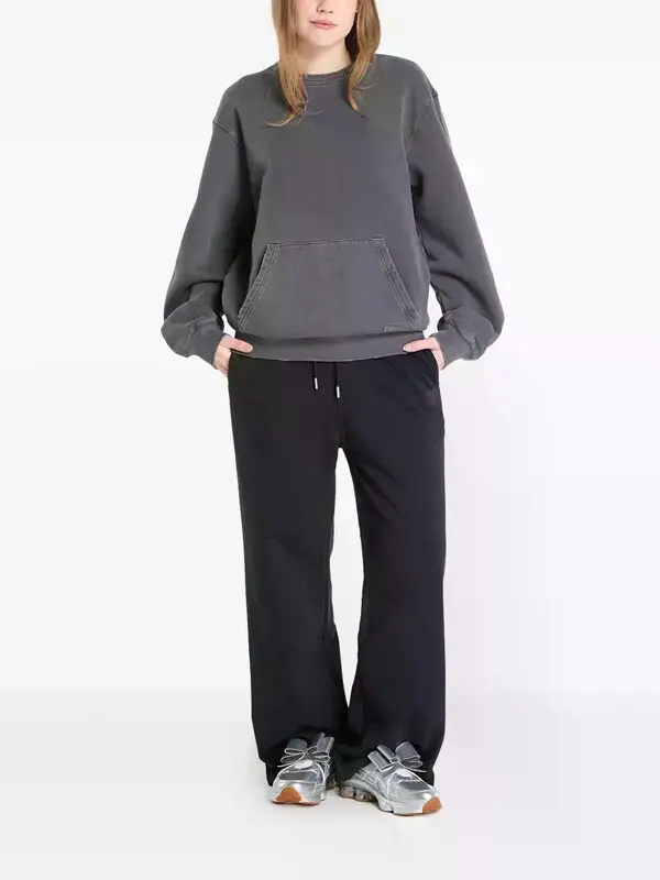 Carhartt Work In Progress Torion Sweatshirt With Logo Patch And Pouch Pocket - Grey
