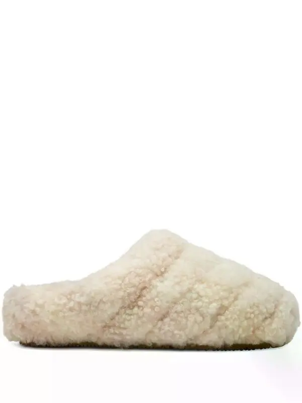 Axel Arigato Shearling Mules - Neutrals