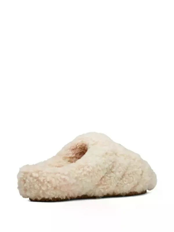 Axel Arigato Shearling Mules - Neutrals