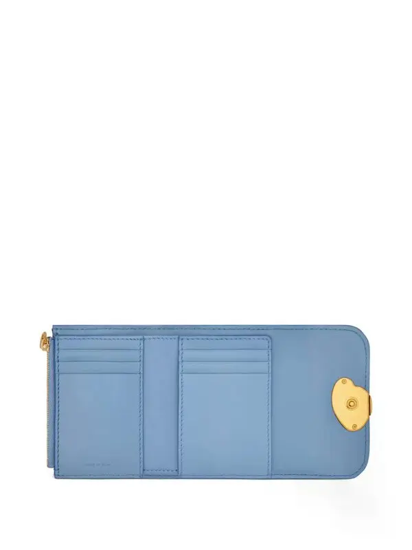 Oscar De La Renta Poppy-printed Trifold Wallet