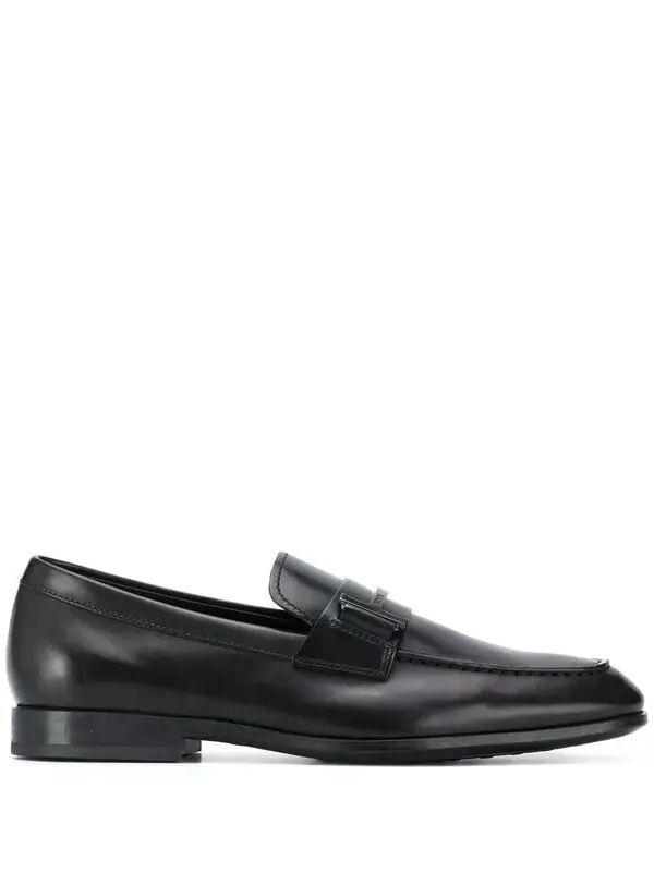 TOD'S Single T Leather Loafers