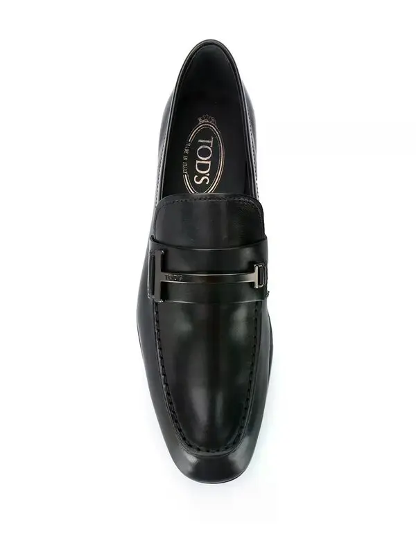 TOD'S Single T Leather Loafers