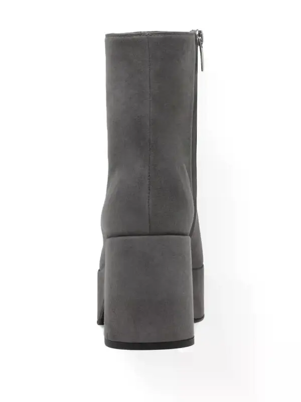 GIANVITO ROSSI Sally Platform Ankle Boots - Grey