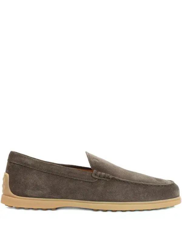 TOD'S Suede Slip-on Loafers