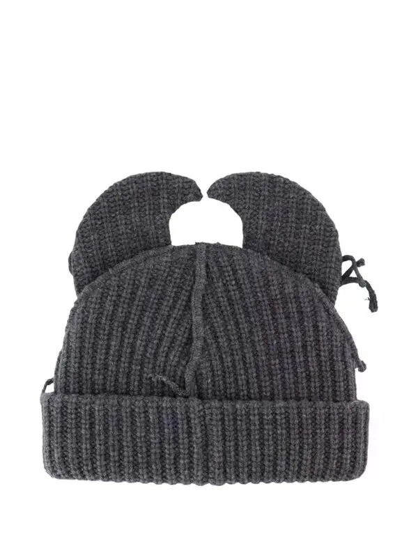 CHARLES JEFFREY Ears Detail Beanie - Grey